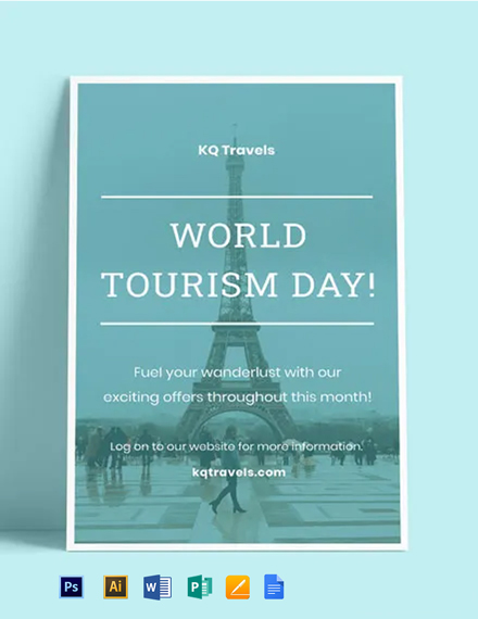 FREE World Tourism Day Template Download In Word Google Docs 