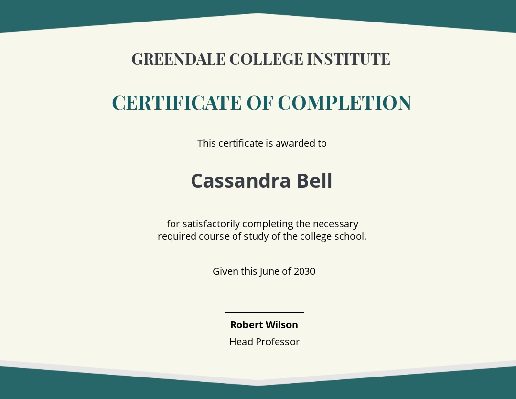 31+ FREE Academic Certificate Templates [Customize & Download ...