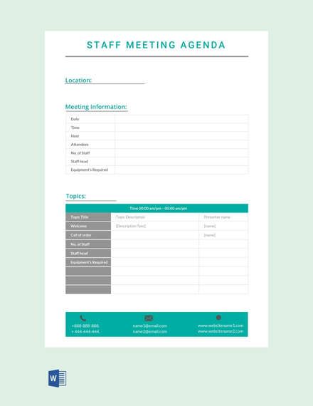 FREE Event Agenda Template: Download 65+ Meeting Minutes in Word, PDF ...