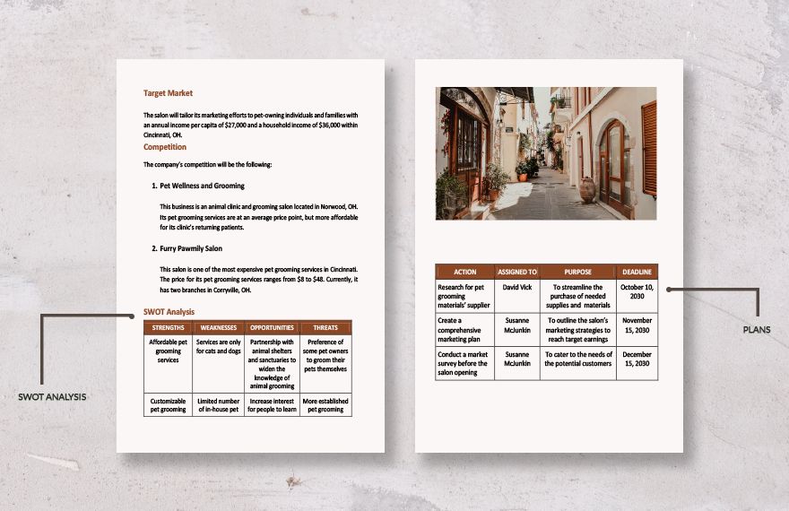 Free Financial Plan For Startup Business Example Template Download In 