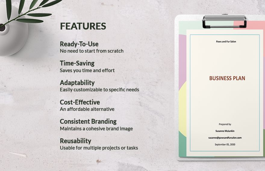 Financial Plan For Startup Business Example Template Google Docs 