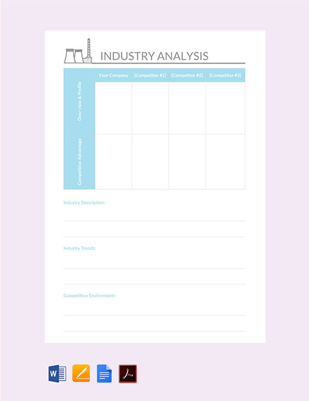 Free Industry Analysis Template