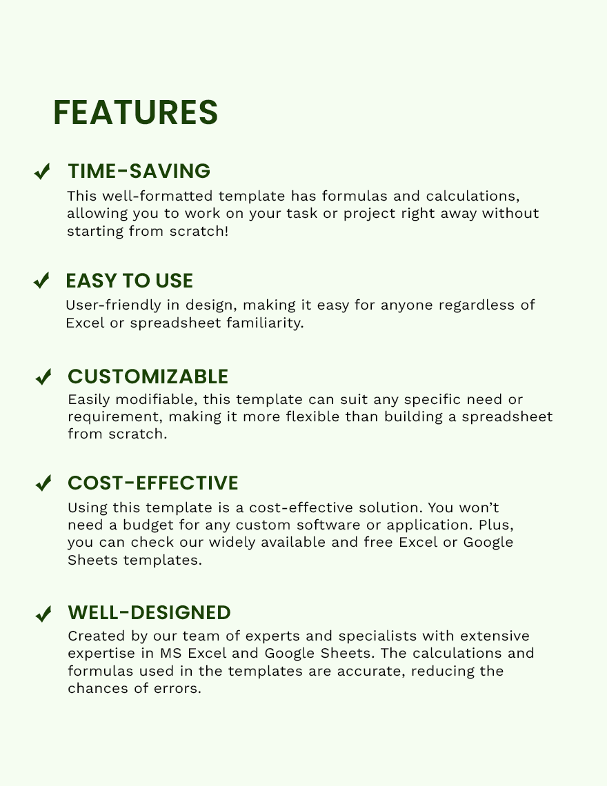 Sales Price Quotation Template - Google Docs, Google Sheets, Excel ...