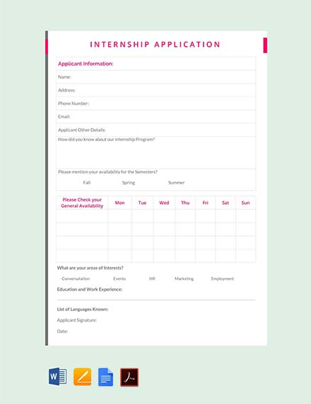 Internship Certificate Template [Free PDF] - Word | Apple Pages ...