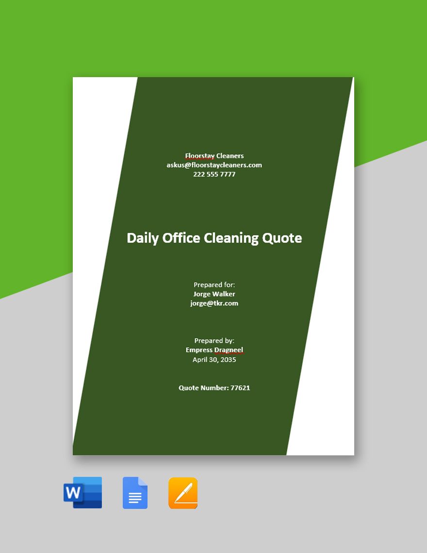Free Sample Event Vendor Quotation Template Google Docs Google 