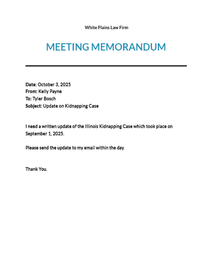 Internal Memo Template - Google Docs, Word, Apple Pages, PDF | Template.net