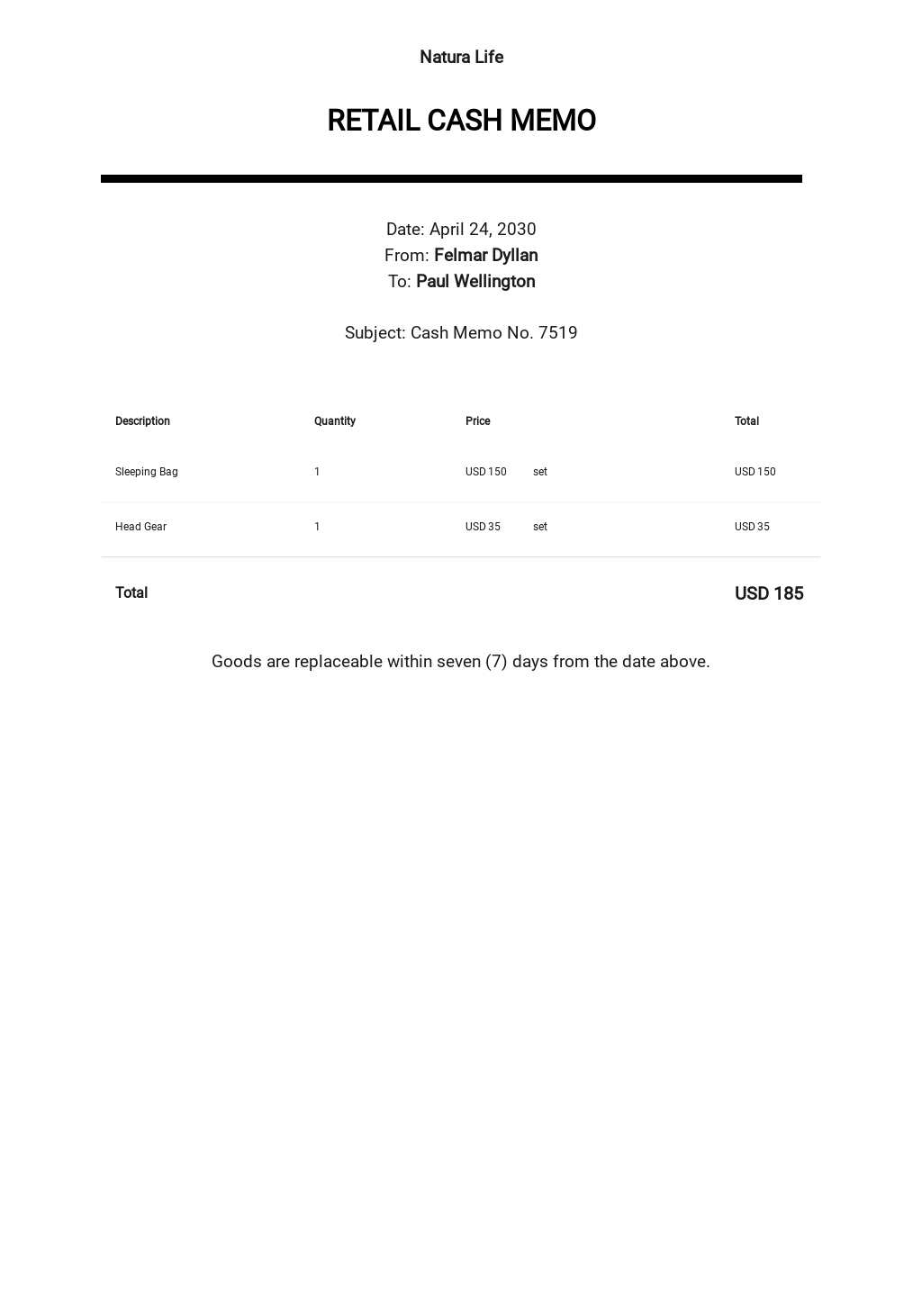 FREE Blank Army Memo Template Word Template