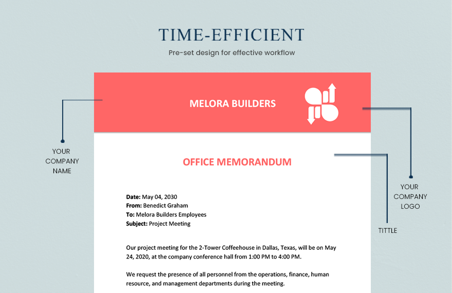 Office Memo to Employees Template - Download in Word, Google Docs ...
