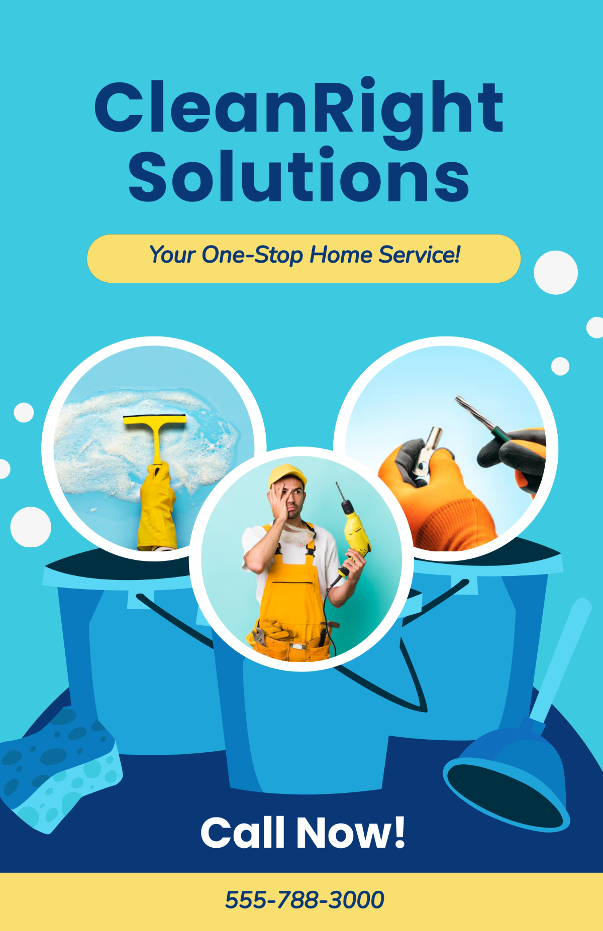 Free Cleaning Services Poster Templates Editable And Printable