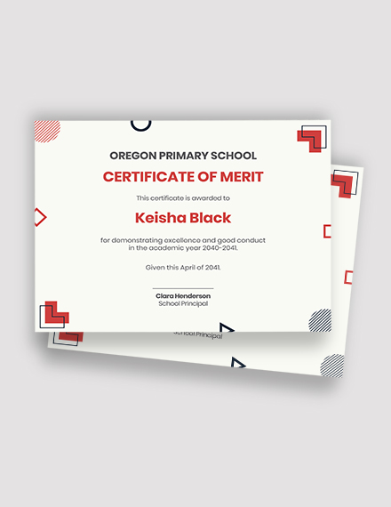 Merit Certificate for Kids Template - Word | Template.net