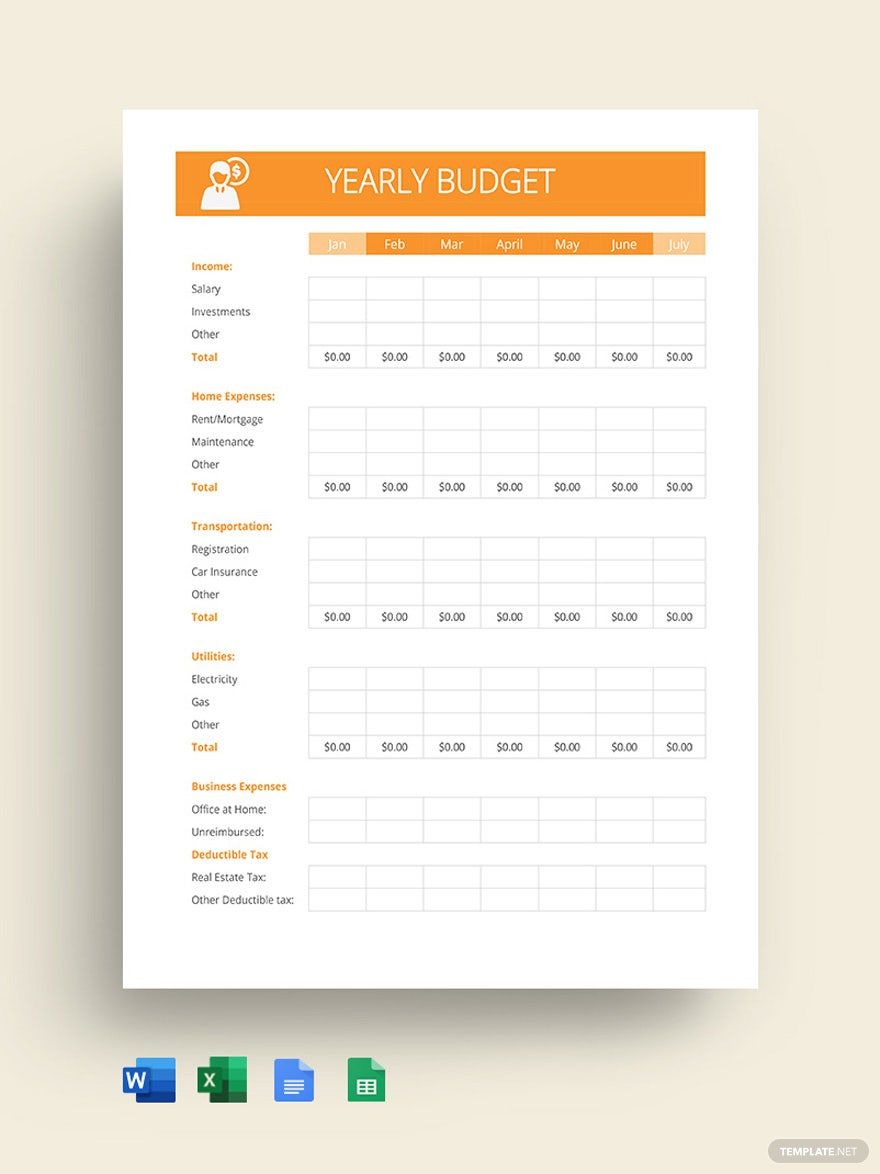 Church Budget Template - Google Docs, Google Sheets, Excel, Word ...