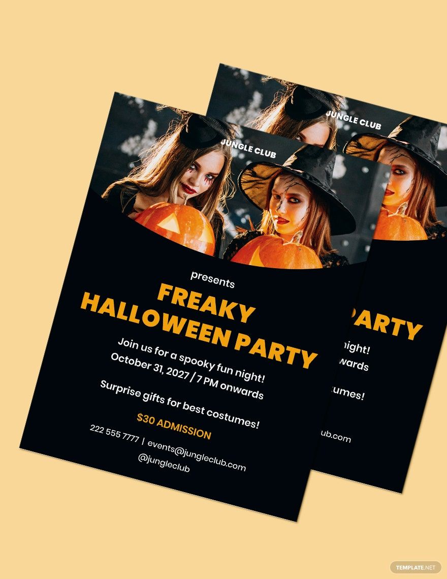 Halloween Spirit Week Template