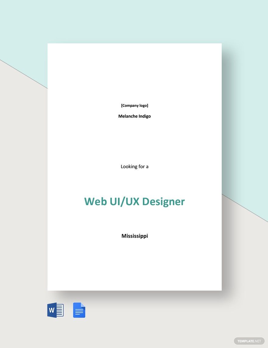 FREE Job Description Template Download In Word Google Docs PDF Illustrator Apple Pages 