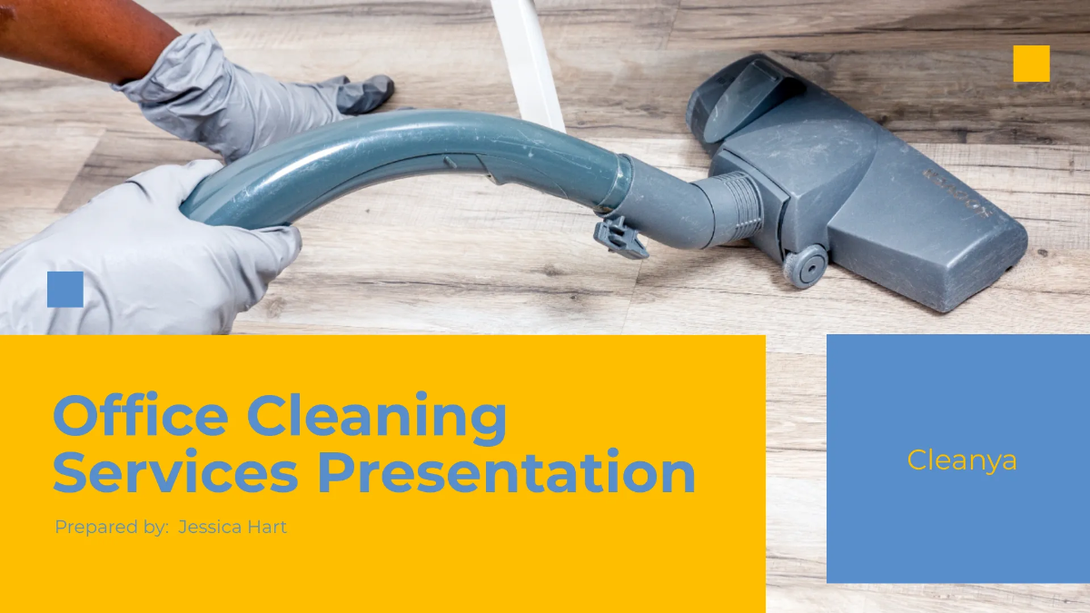 Free Sample Cleaning Services Presentation Template - PowerPoint ...