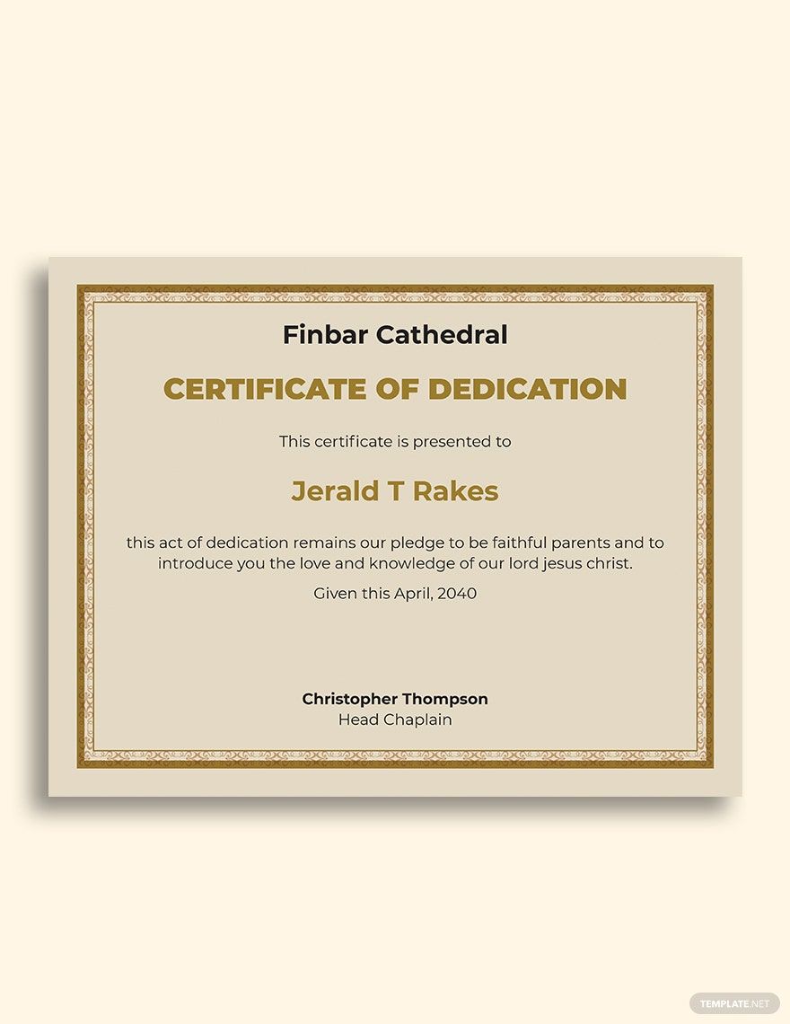 Free Church Certificate Of Appreciation Template Printable Templates