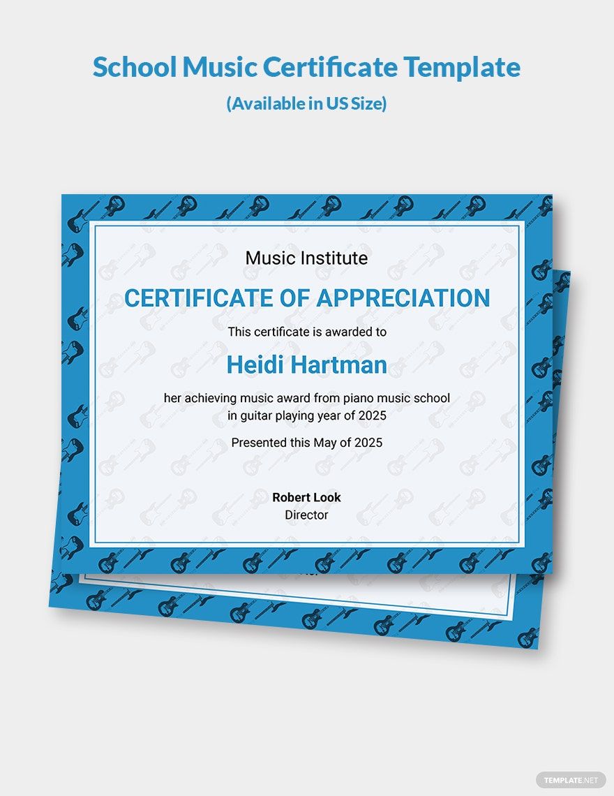 School Certificate Templates In Apple Pages FREE Download Template