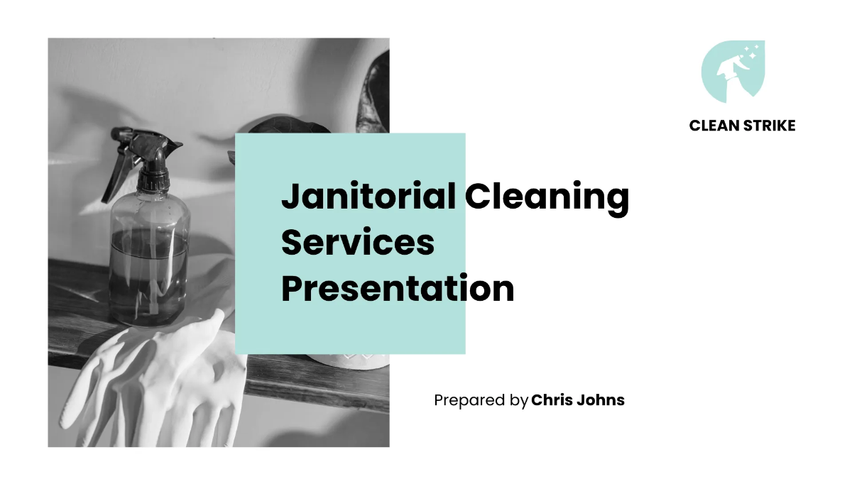 Free Sample Cleaning Services Presentation Template - PowerPoint ...