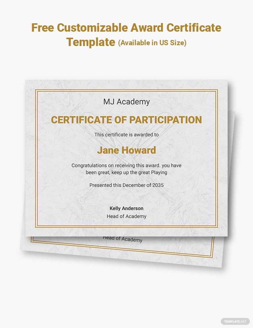 FREE Baseball Certificate Word Template Download Template