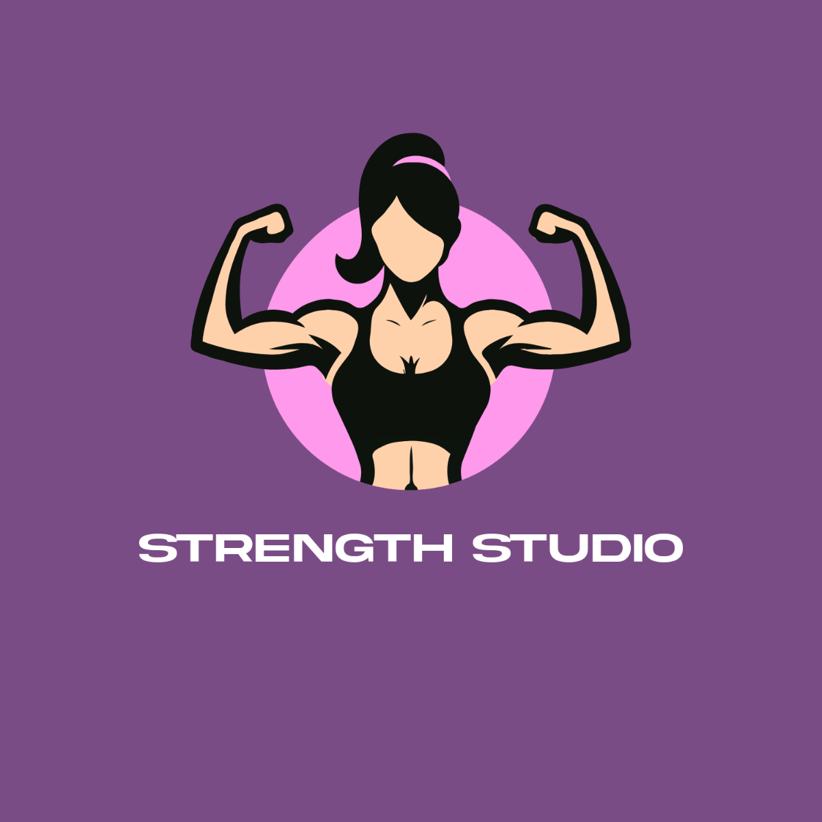 Free Strength Training Logo Template to Edit Online