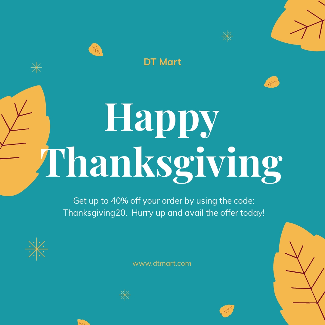Thanksgiving Instagram Post Template
