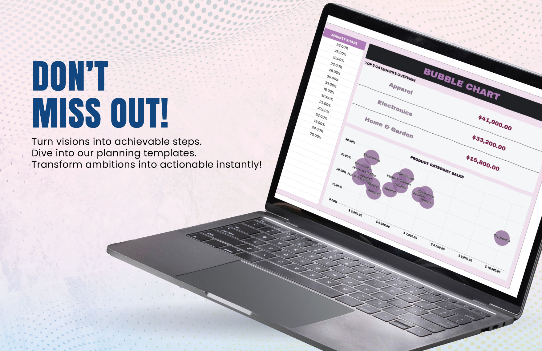 Bubble Chart Template in Word, Google Sheets, Excel - Download