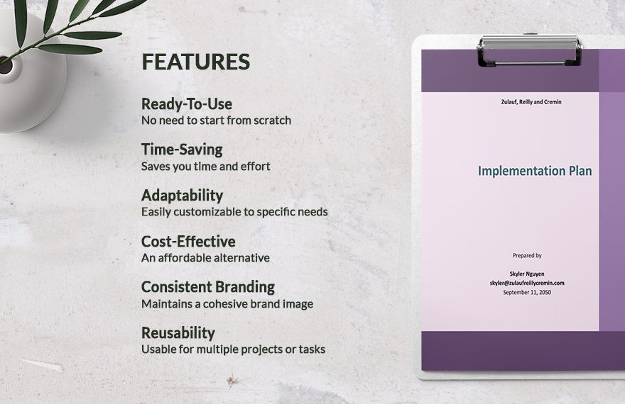 Implementation Plan Template - Download in Word, Google Docs, PDF ...