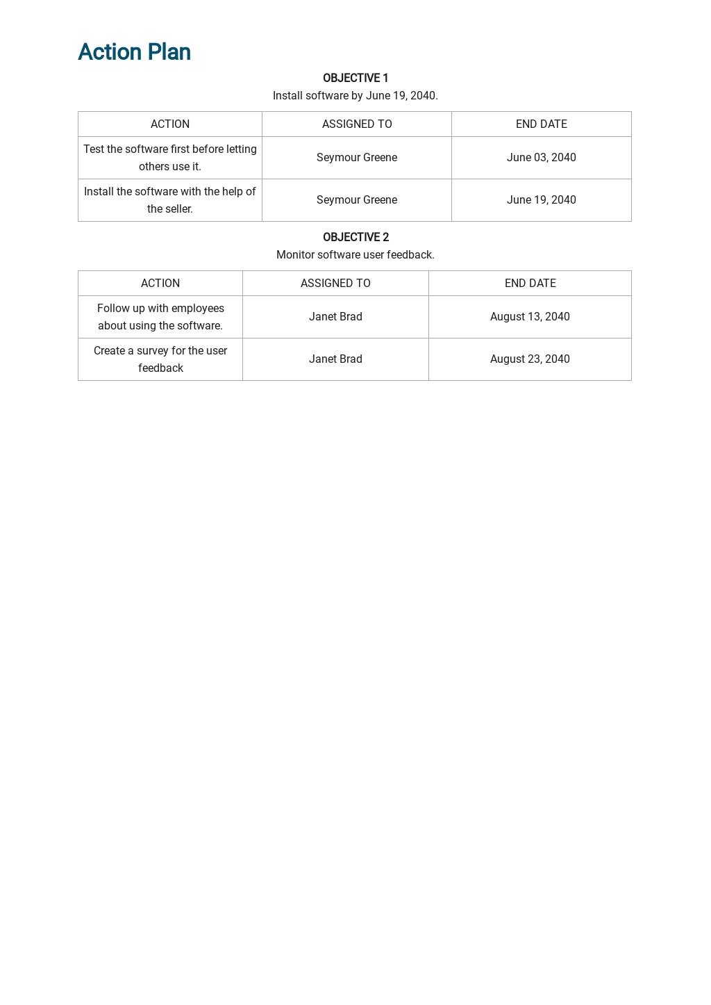 Editable Software Implementation Plan Template - Google Docs, Word ...