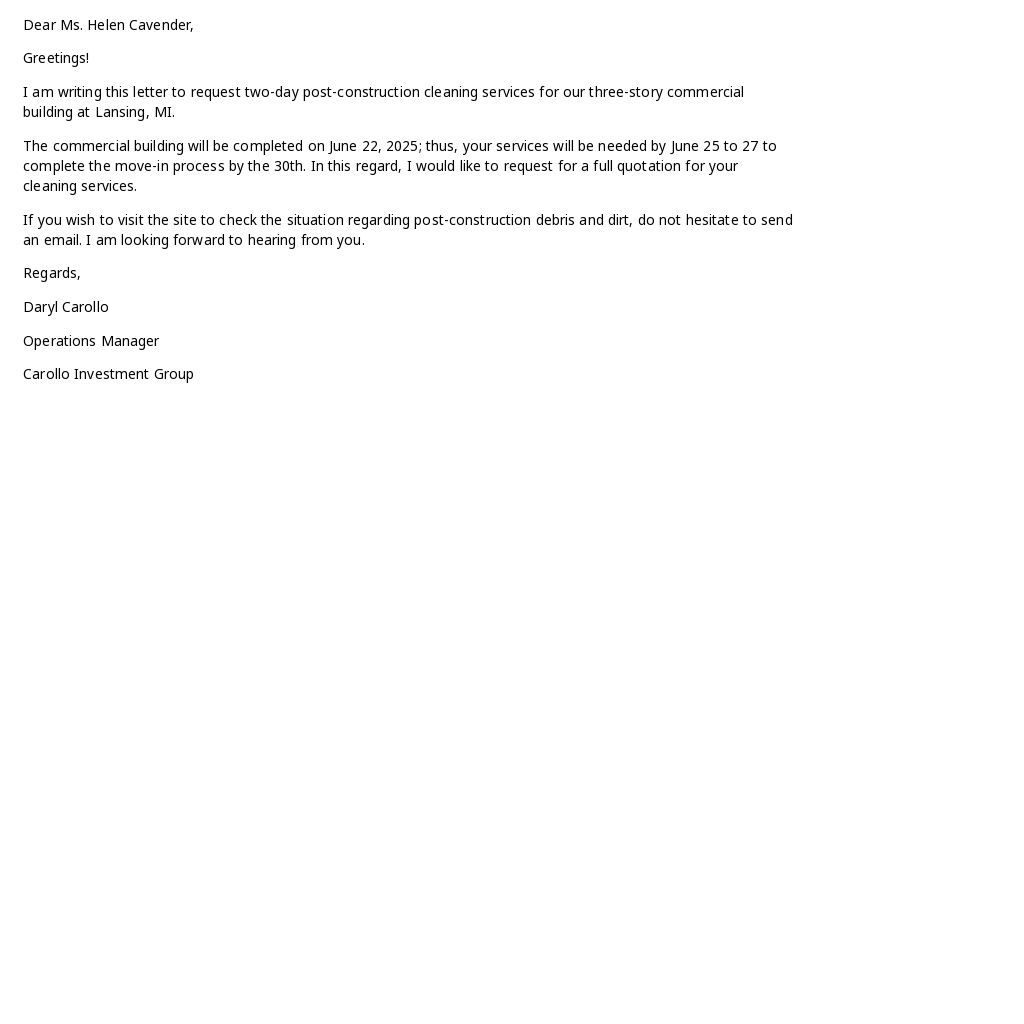 Free Solicitation Letter Template Google Docs Word Template