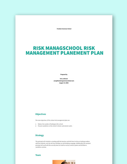Risk Management Project Mind Map Template - Google Docs, Google Slides ...