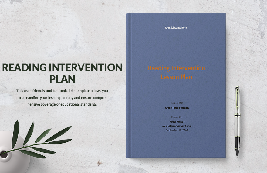 Reading Intervention Lesson Plan Template In Word Pages PDF Google Reading Intervention Lesson Plan Template In Word Pages PDF Google