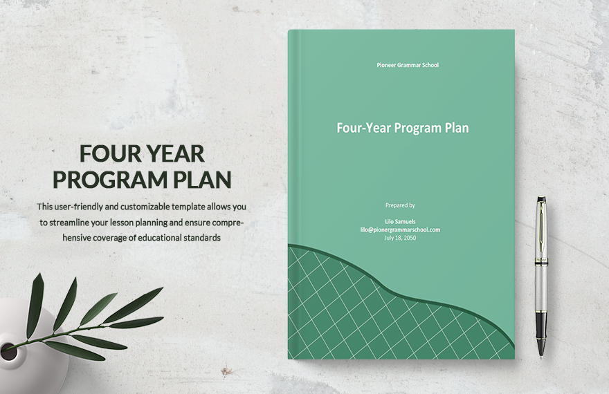 Four Year Program Plan Template Download In Word Google Docs PDF Apple Pages Template