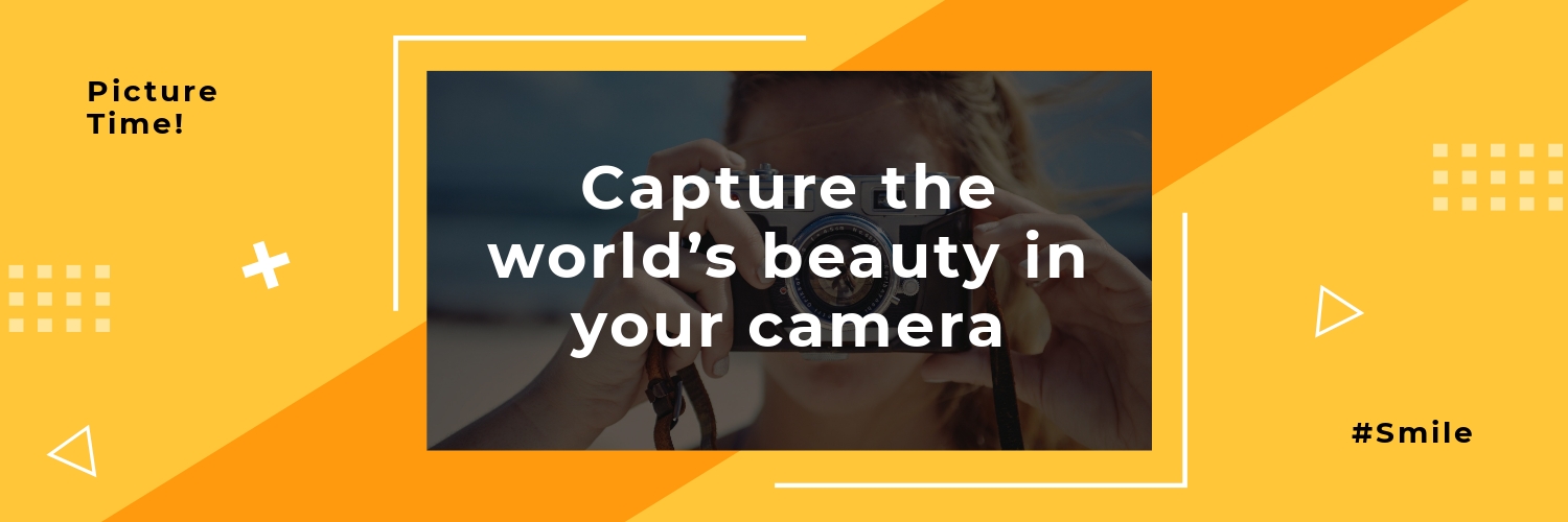 Free Photography Twitter Banner Template Template