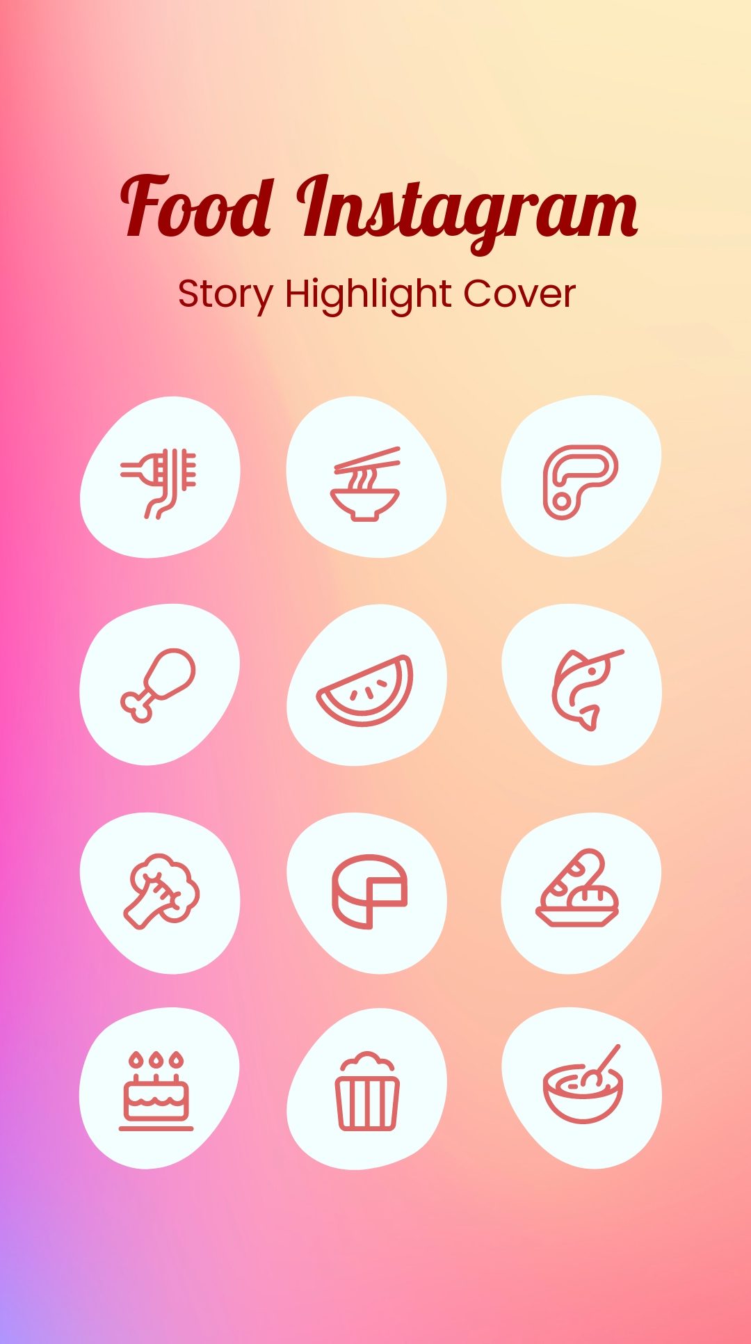 18 FREE Instagram Story Highlight Cover Templates Ideas 2021 