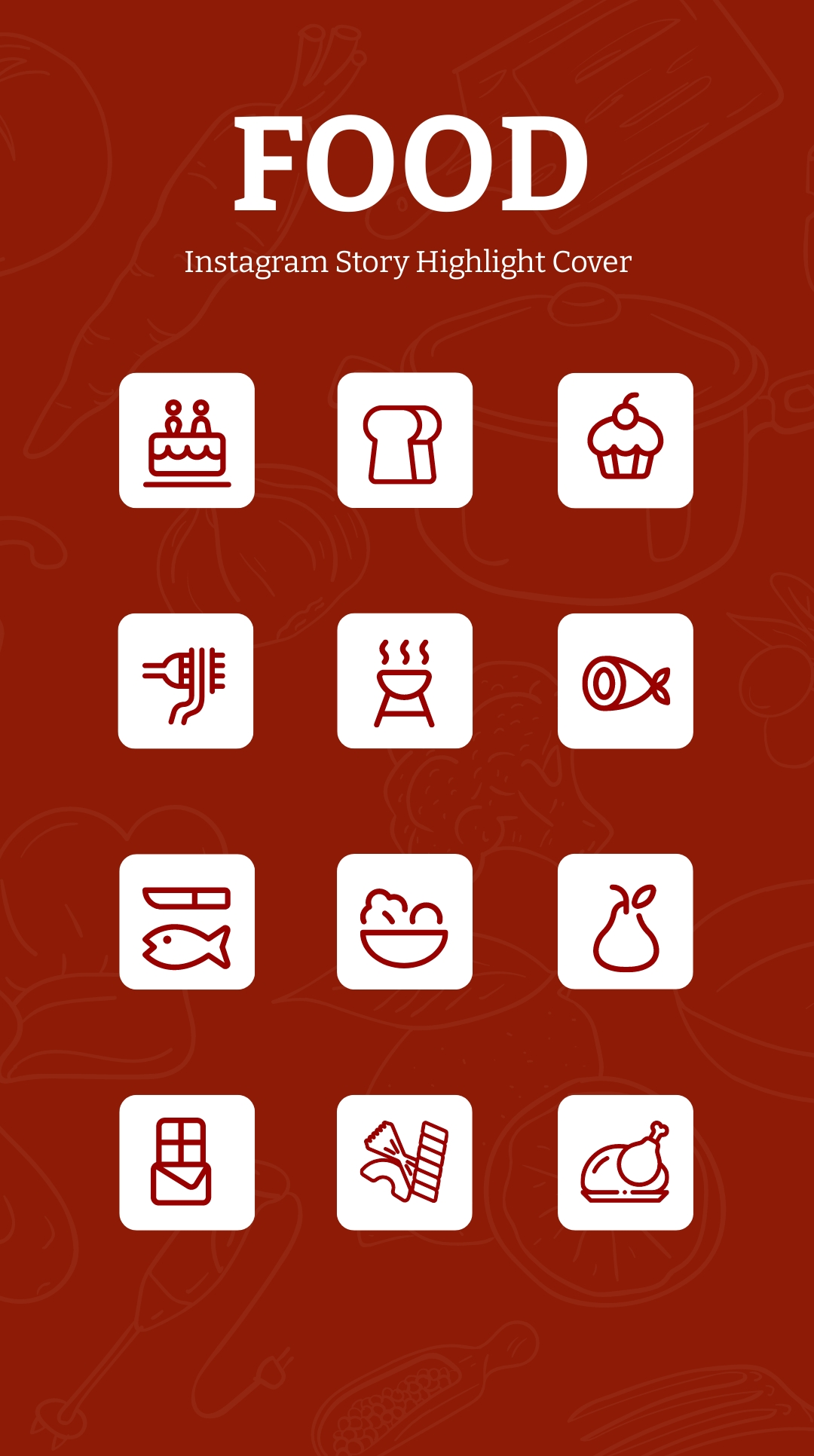 18 FREE Instagram Story Highlight Cover Templates Ideas 2021 Template