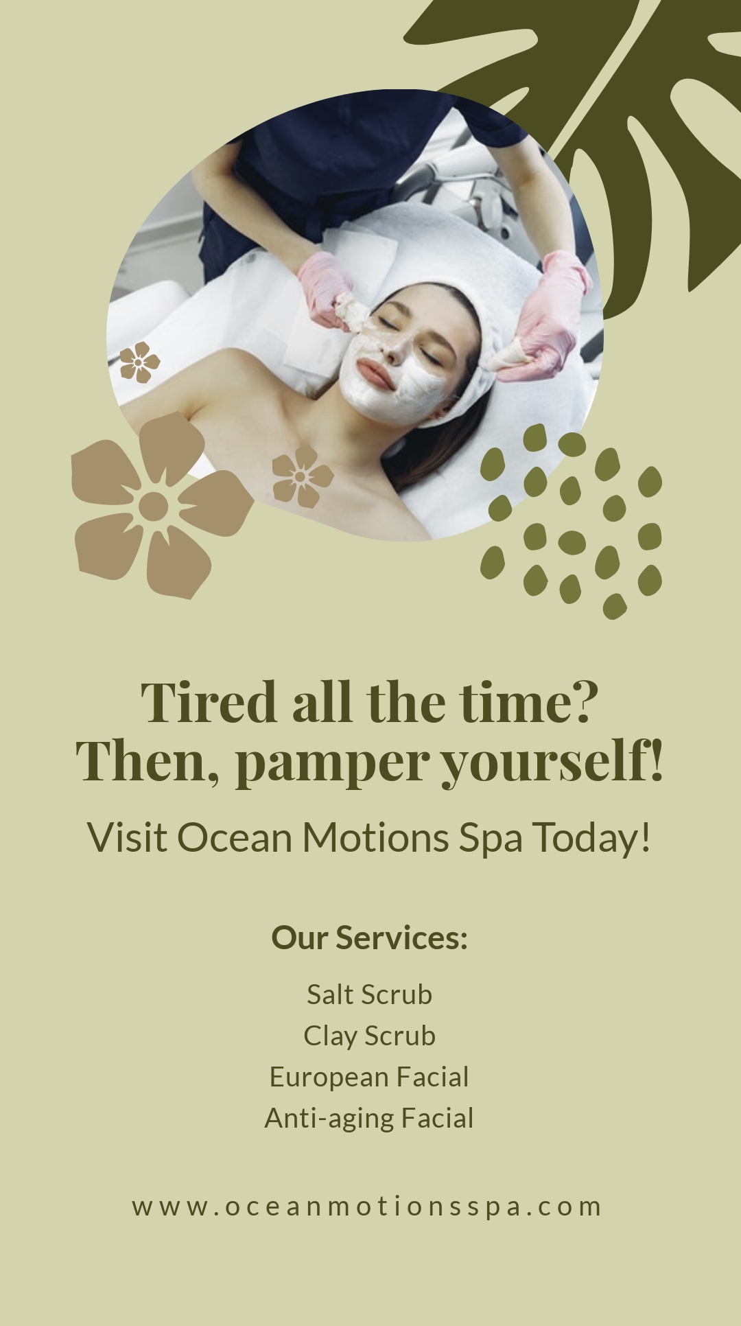Spa Advertisement Templates Design Free Download Template