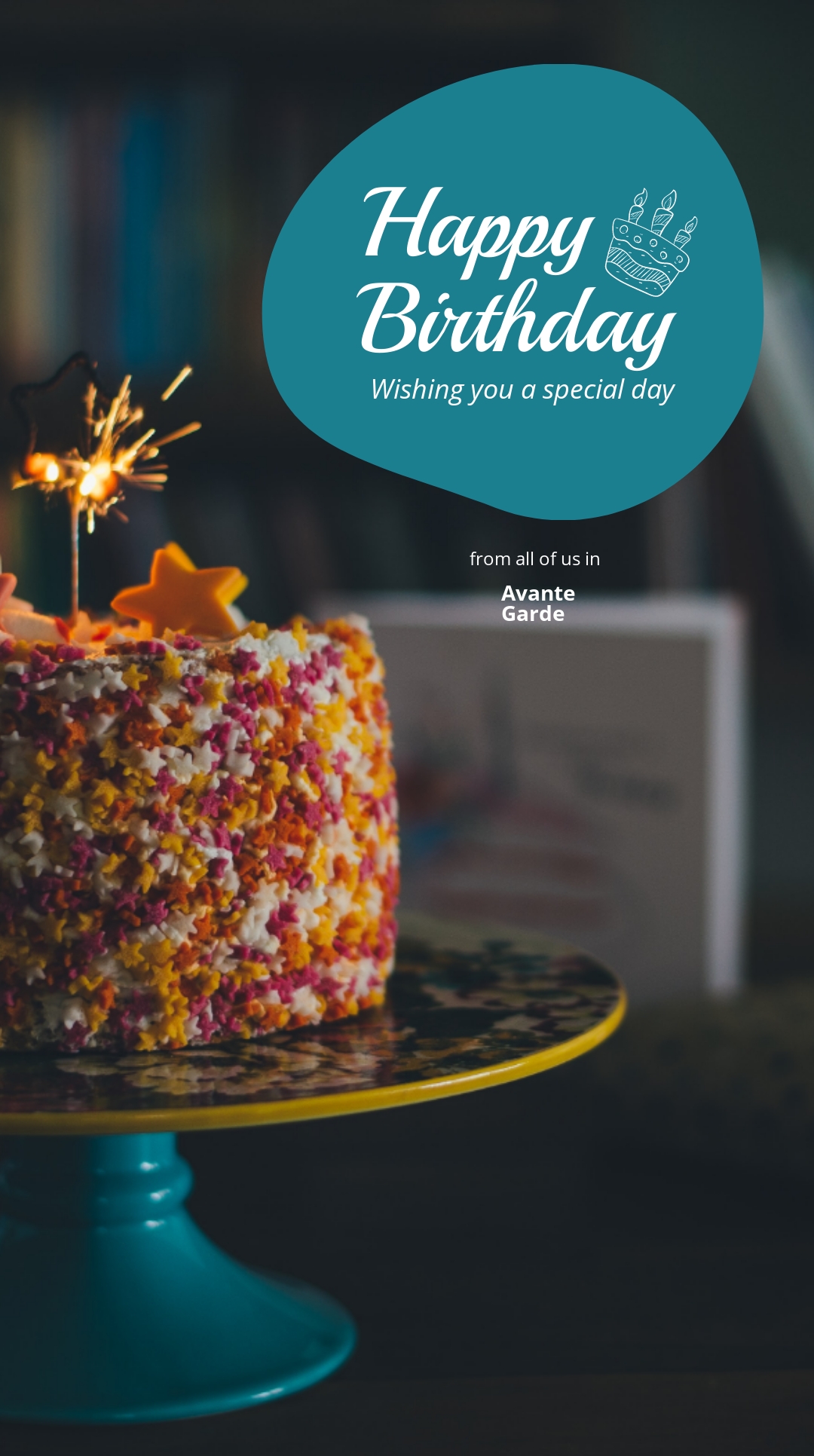 Free Happy Birthday Whatsapp Post Template