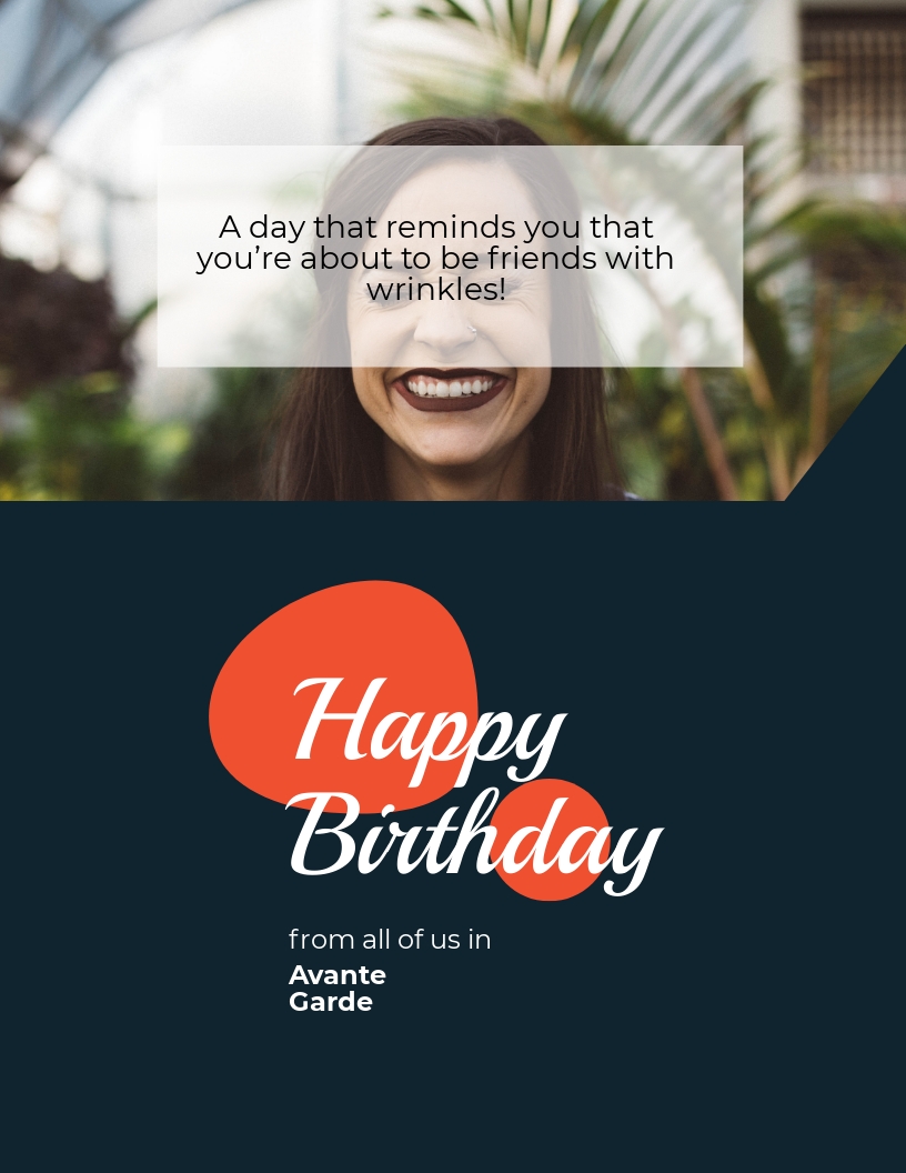 Free Funny Birthday Flyer Template - Google Docs, Word, Publisher ...