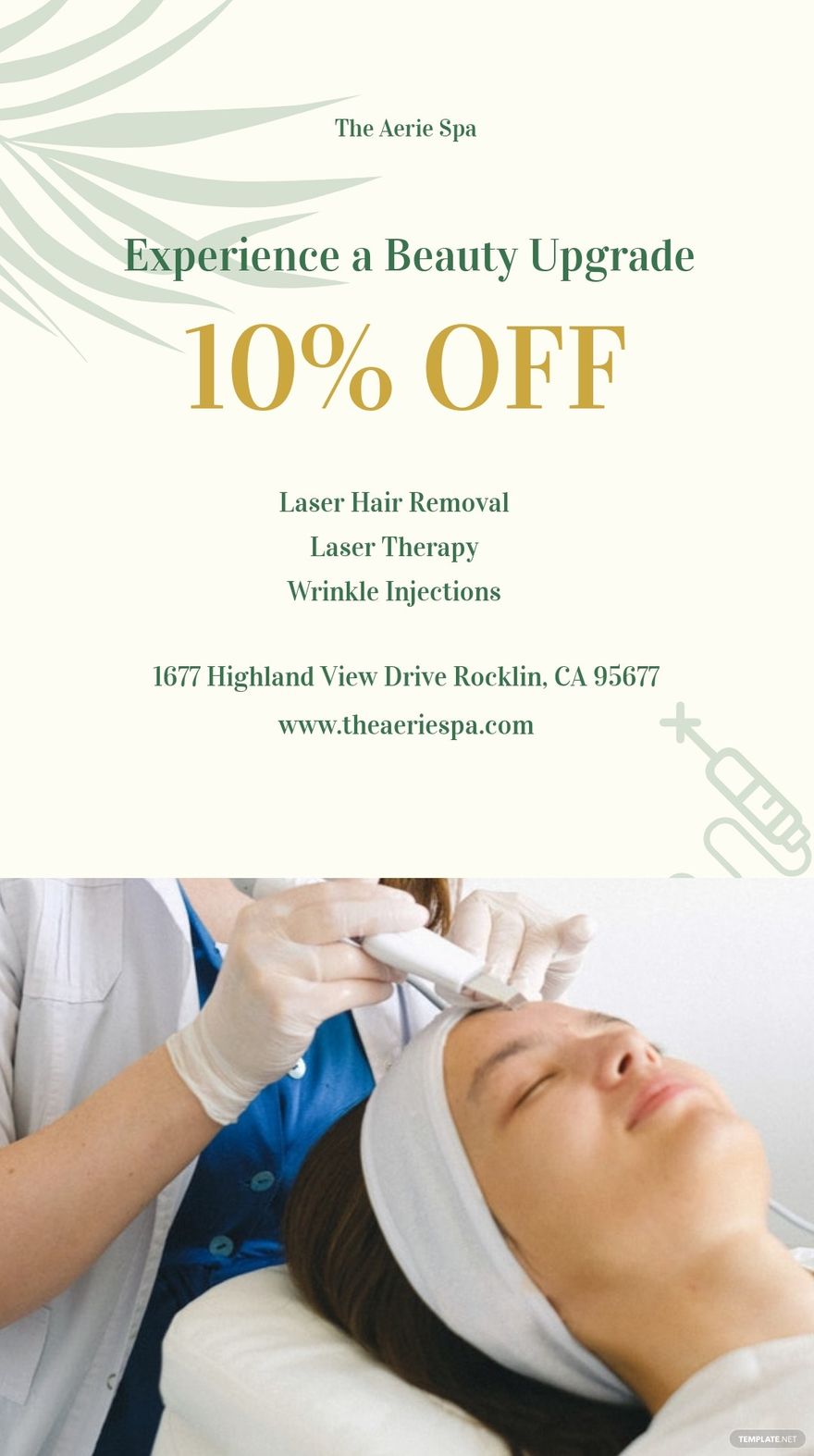 Free Spa Holiday Sale Whatsapp Post Template | Template.net