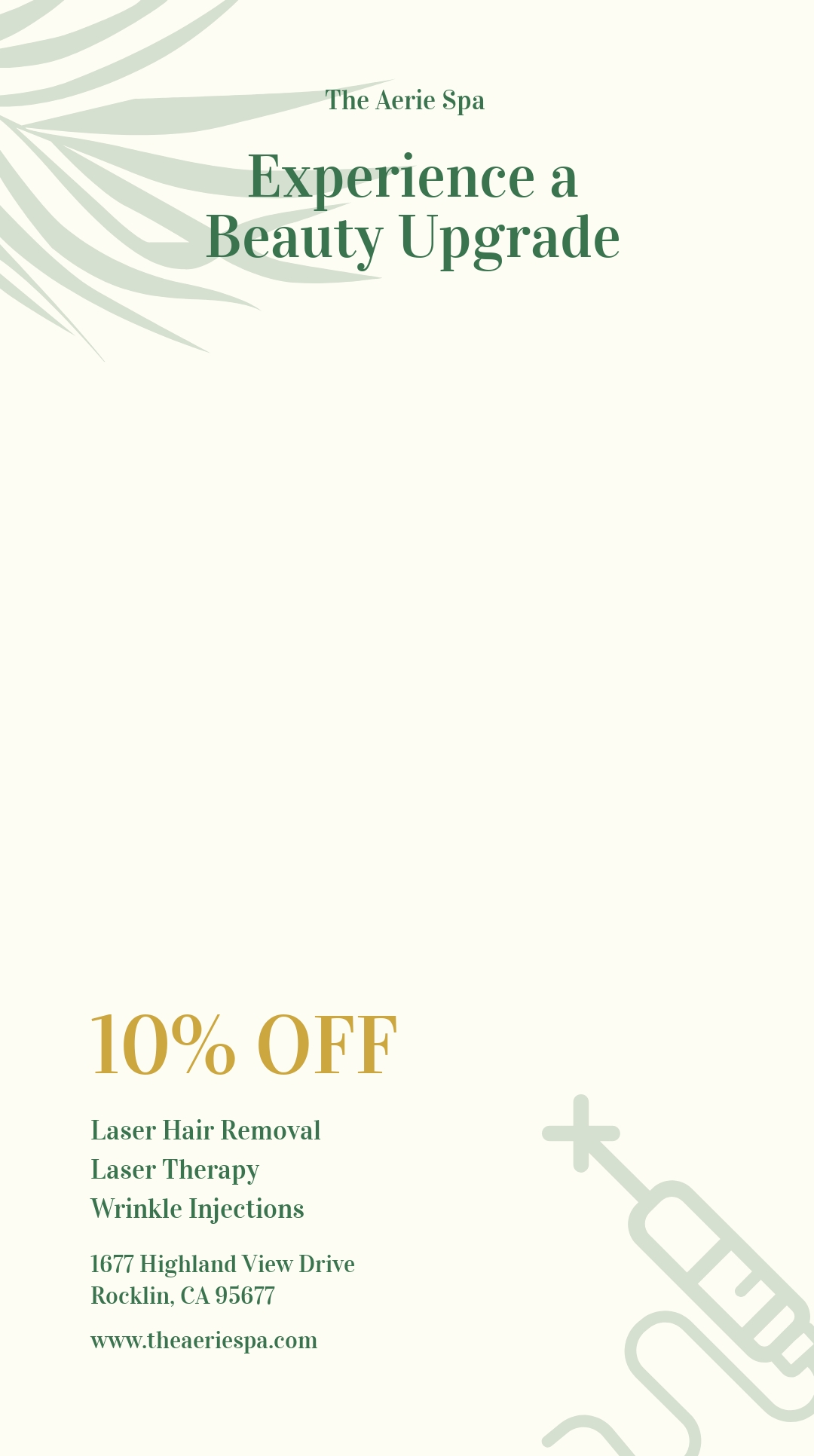 Free Med Spa Snapchat Geofilter Template