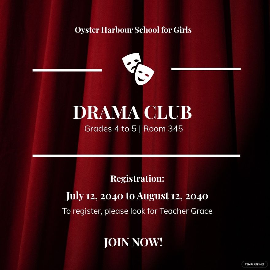 School Instagram Ad Template - PSD | Template.net