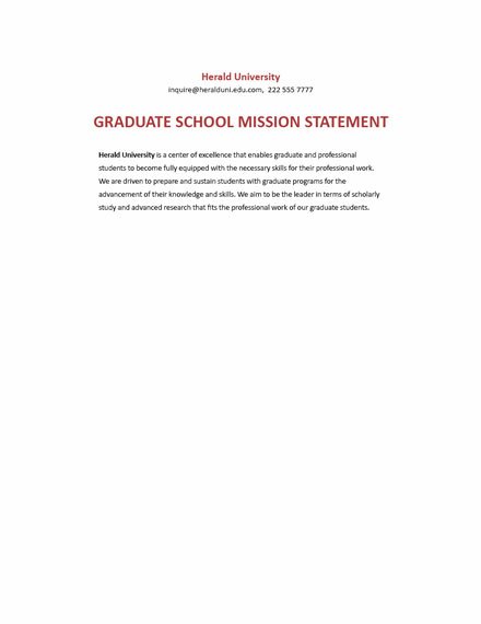 High School Mission Statement Template - Google Docs, Word | Template.net