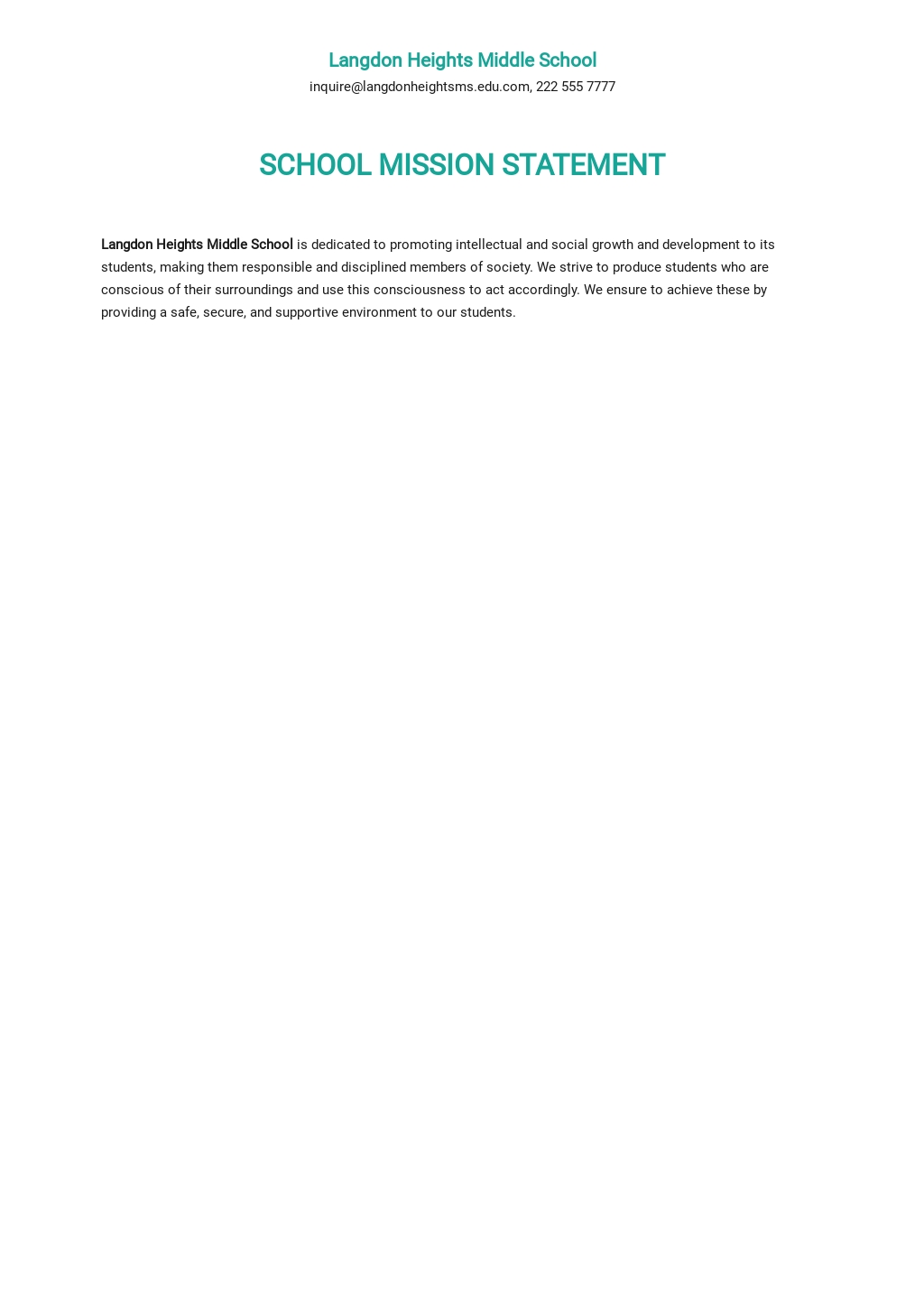 Sample Statement Template [Free PDF] - Excel, Word, Apple Numbers ...