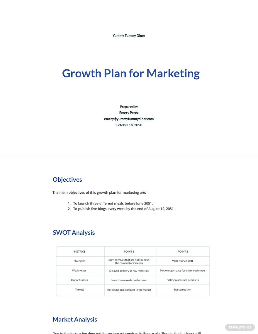 Professional Growth Plan Template - Google Docs, Word, PDF | Template.net