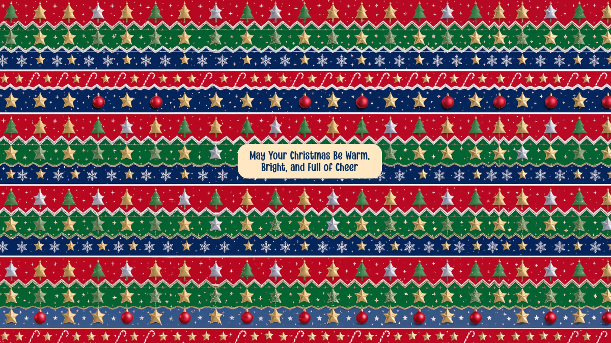 Free Christmas Patterned Background Template to Edit Online