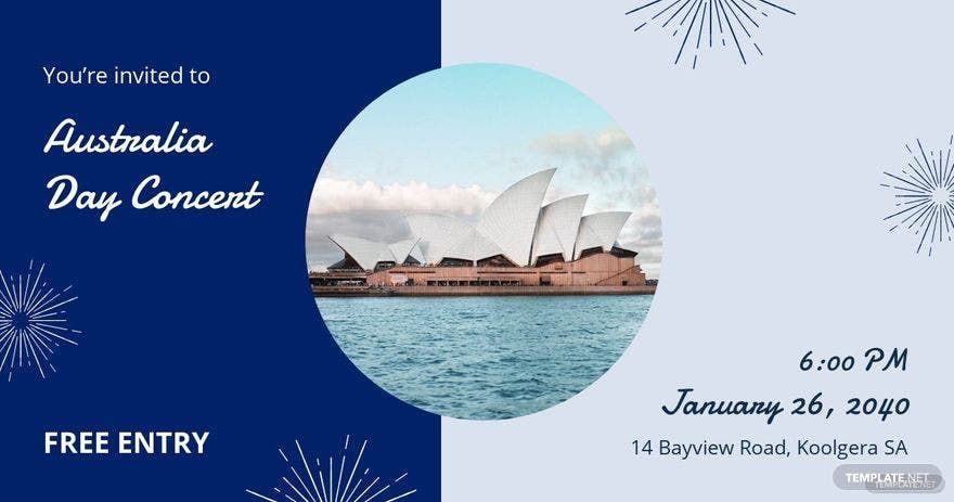 Australia Day Event Flyer Template - Google Docs, Word, Publisher ...