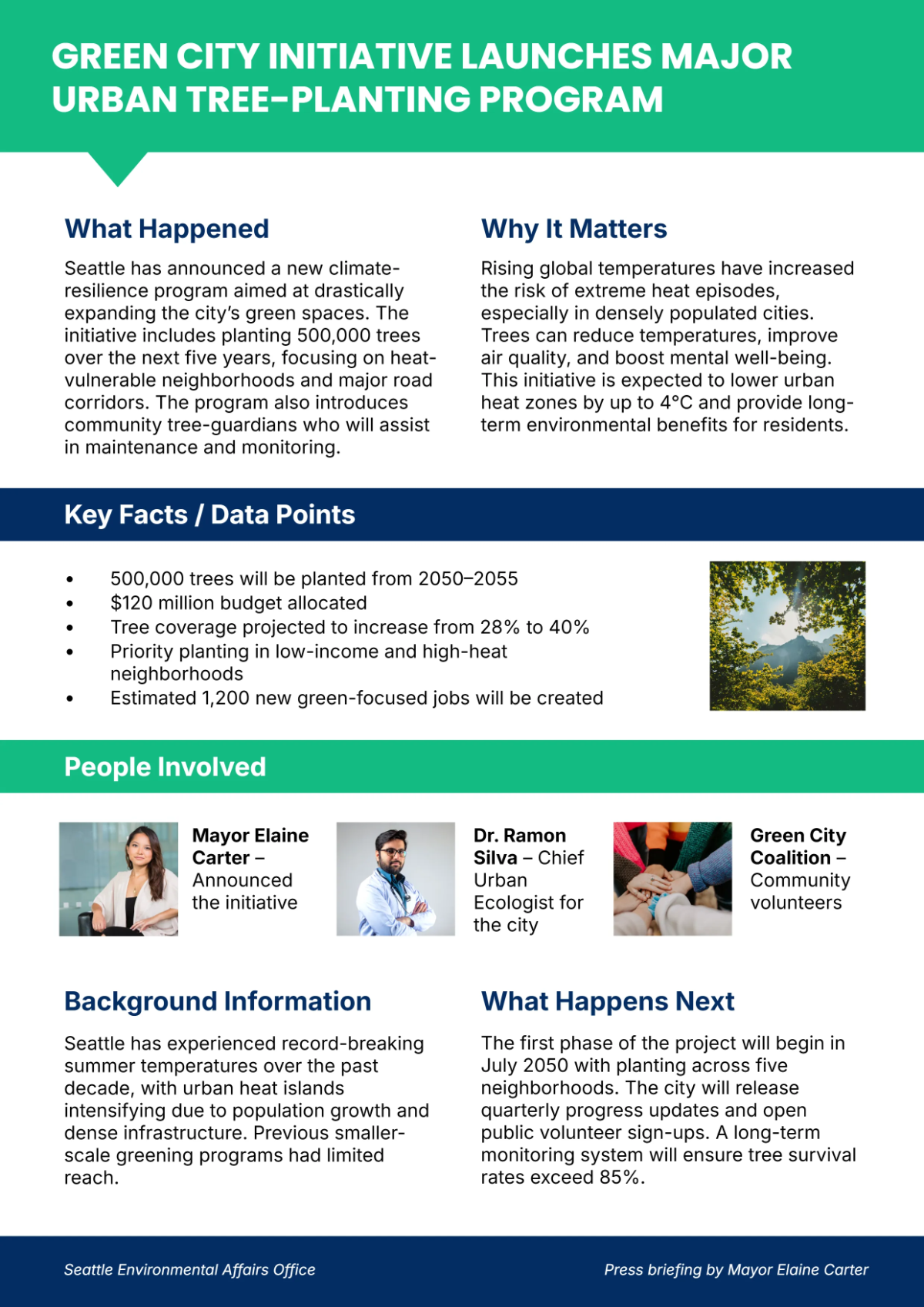 Free News Fact Sheet Template to Edit Online