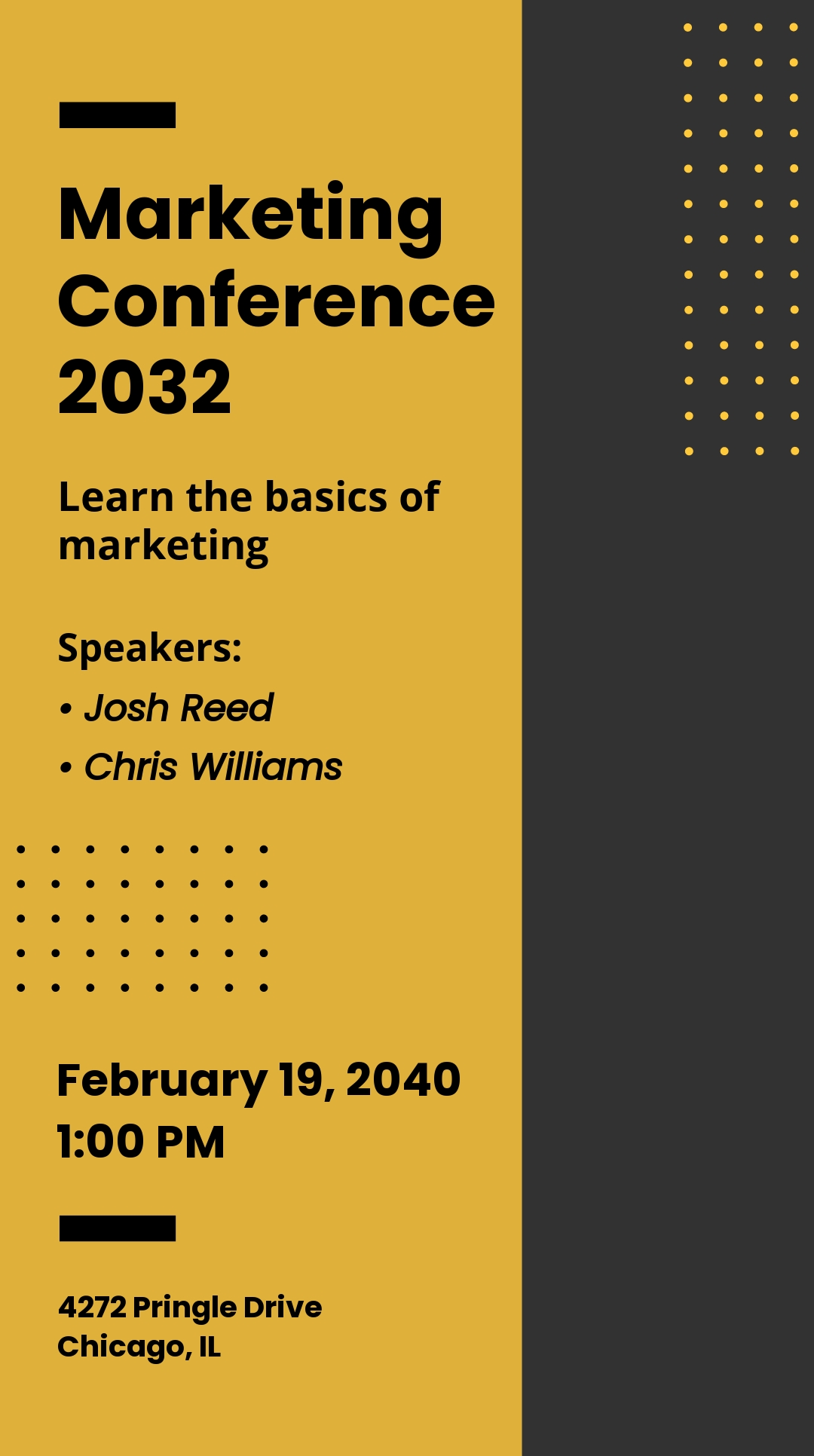 Free Marketing Event Snapchat Geofilter Template