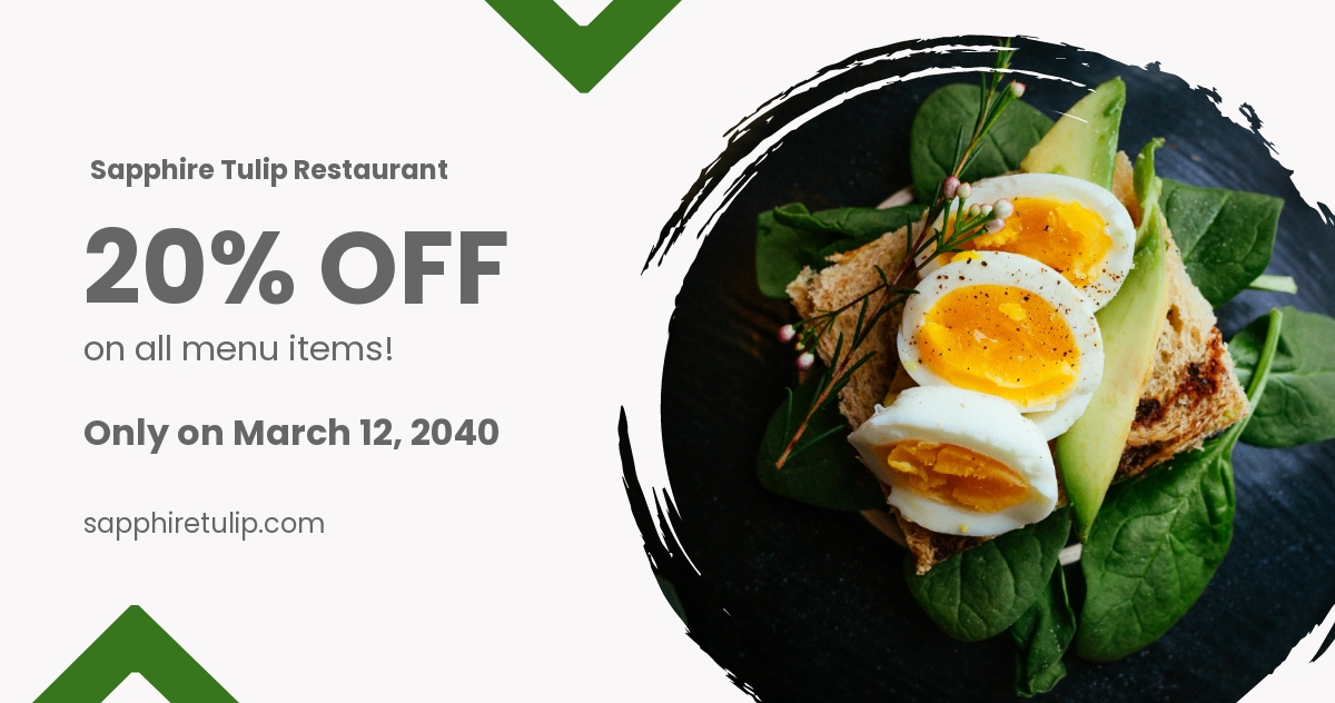 Free Restaurant Marketing Facebook Post Template