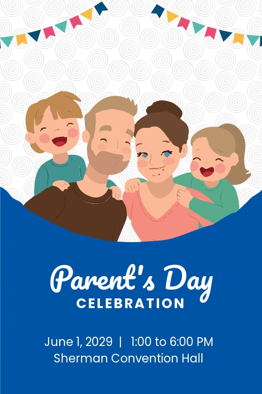 Parent's Day Tumblr Post Template [Free PDF] - PSD