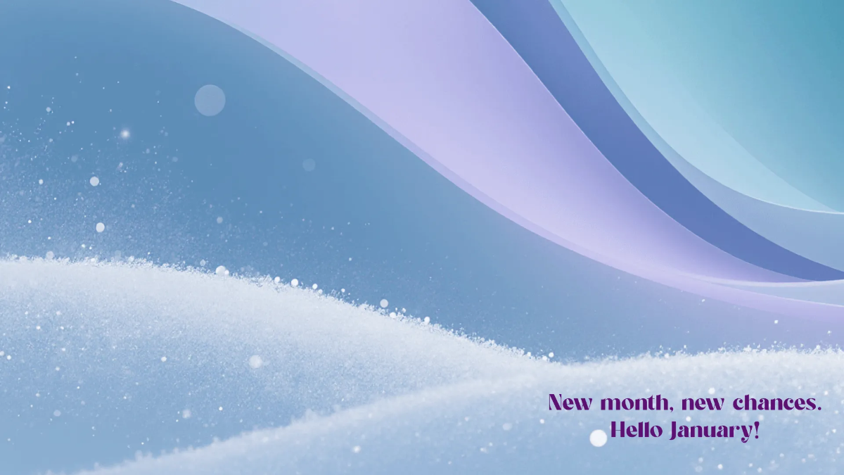 Free January Desktop Background Template to Edit Online